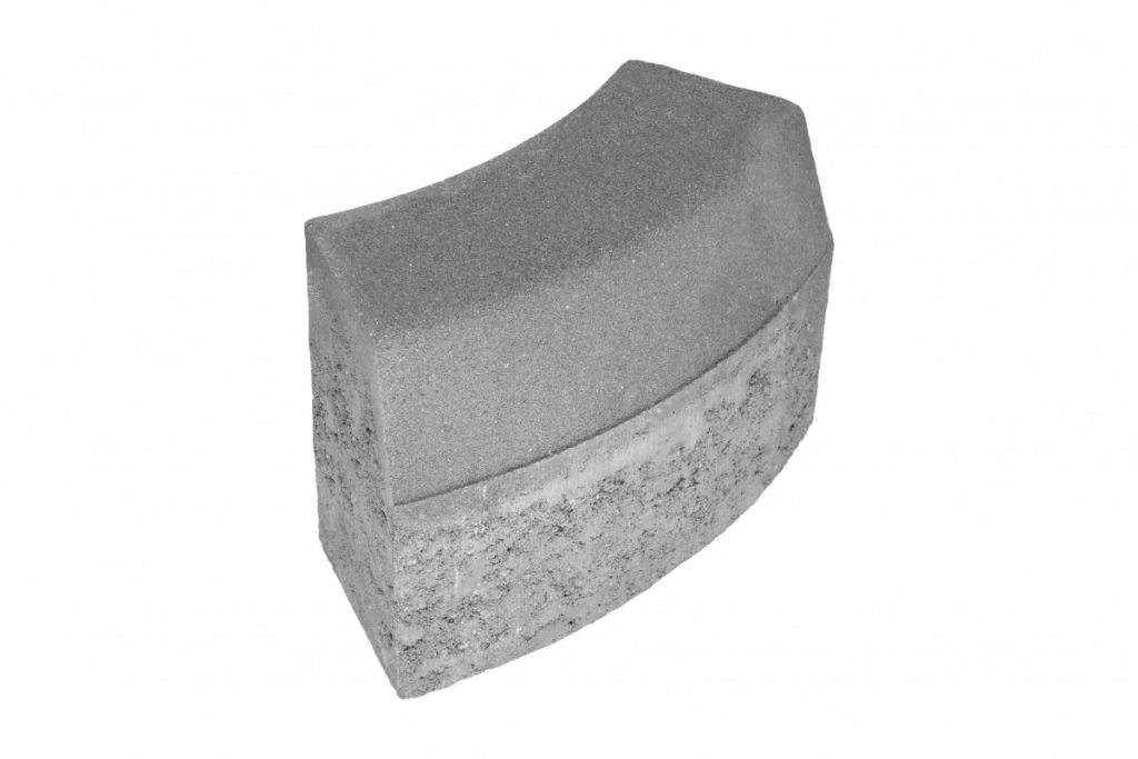Bordura B13 curba convexa R0,5 gri-ciment - Magazin de pavaje, pavele ...